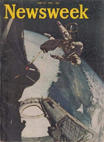Gemini IV Ed White reluctantly returning to the spacecraft at the end ...
